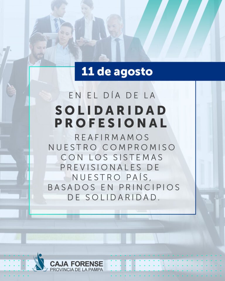 Día de la Solidaridad Profesional – Caja Forense